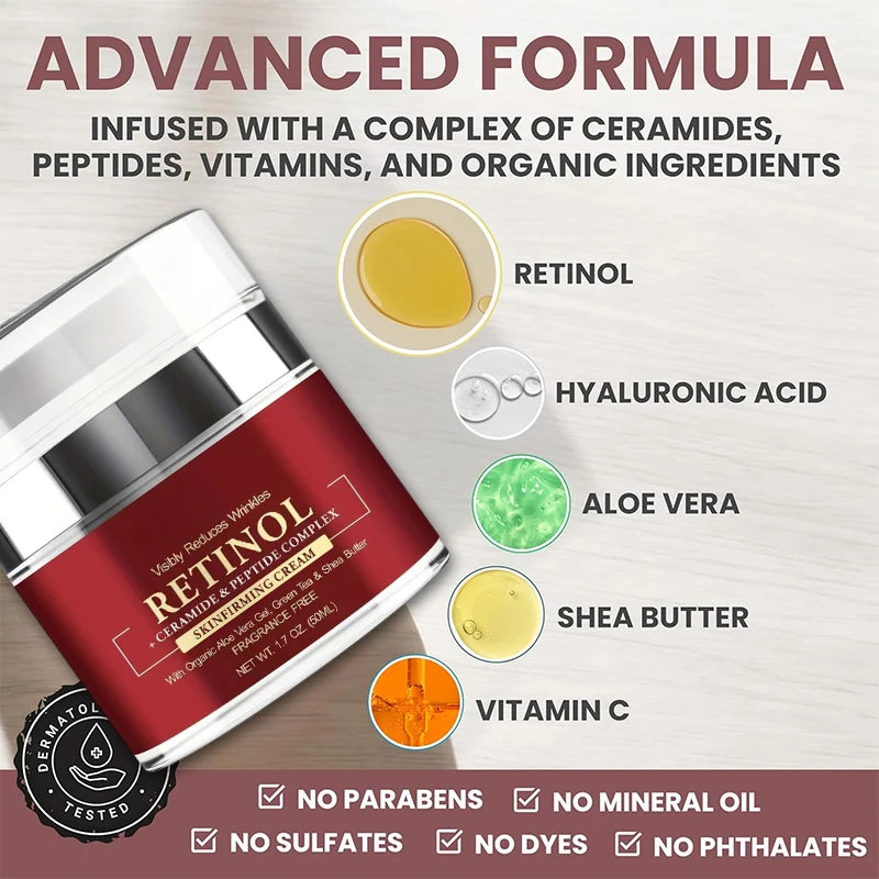 Instant Retinol Firming Cream – Anti-Aging & Moisturizing ...